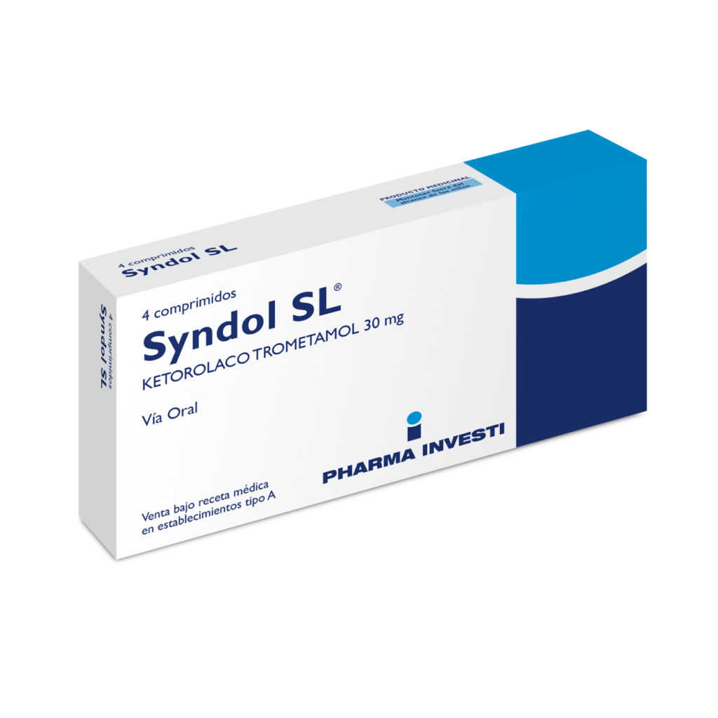 Syndol SL Megalabs para el manejo a corto plazo del dolor agudo