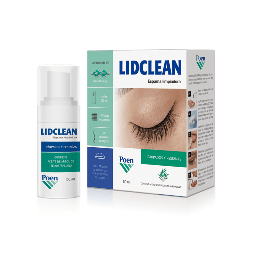 Lidclean - Megalabs espuma limpiadora de párpados y pestañas