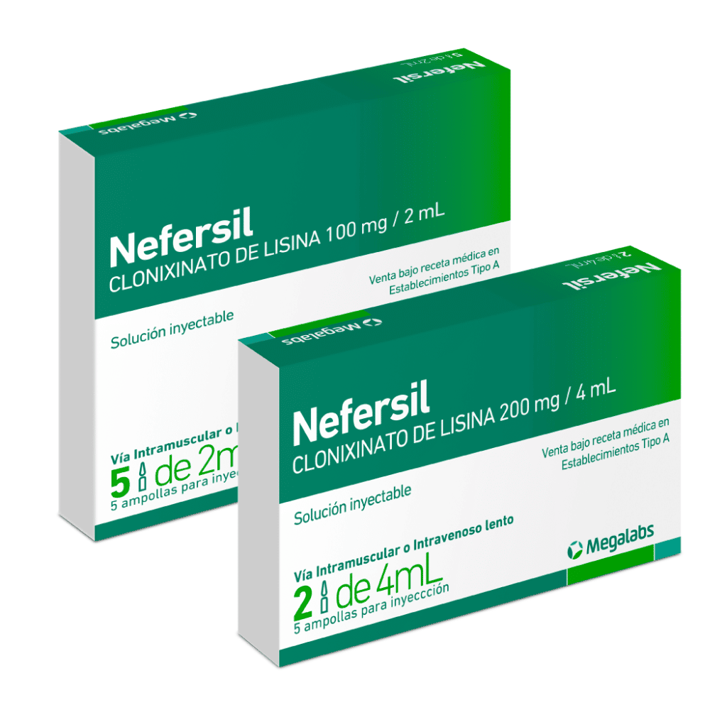 Nefersil Inyectable bioequivalente actividad analgésica